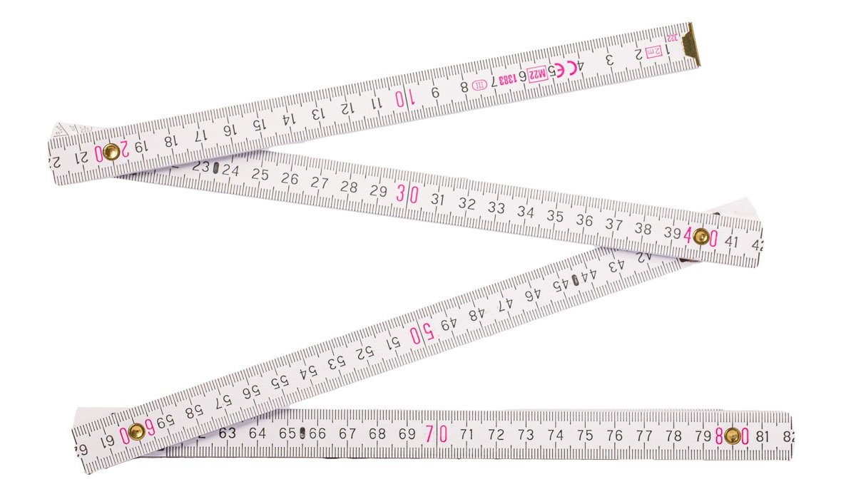 Zollstock einseitig personalisiert |Glieder-Maßstab mit Firmen-Logo ...